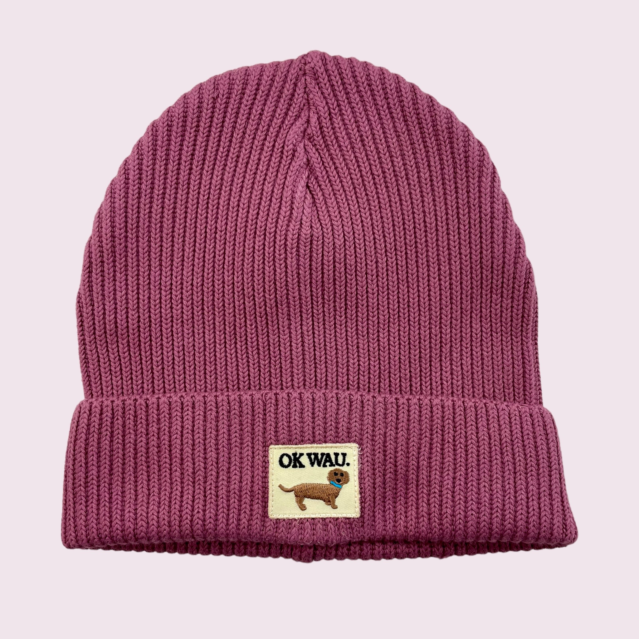 OK WAU BEANIE (Hibiscus Rose) - tnzrclothing