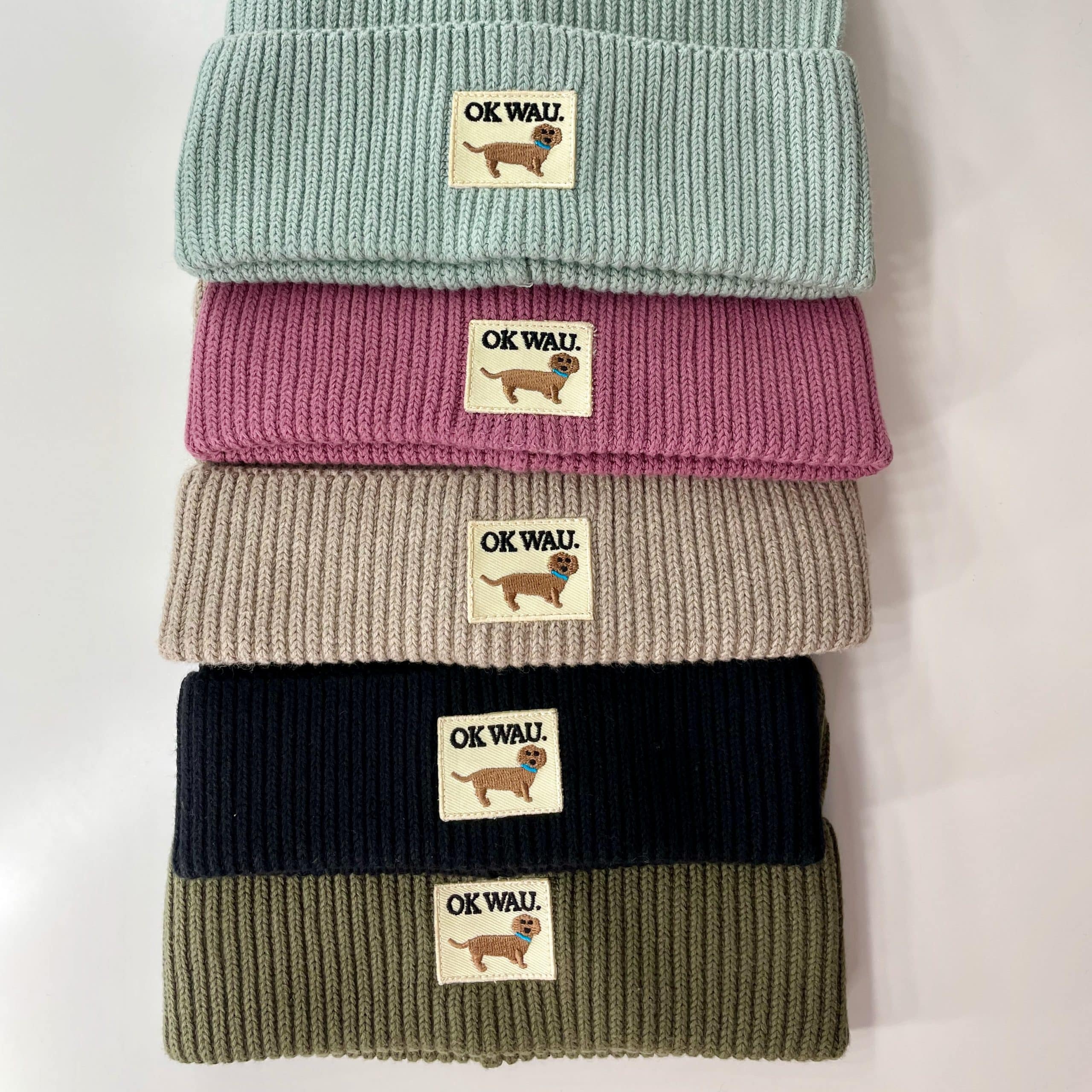 OK WAU BEANIE (Hibiscus Rose) - tnzrclothing