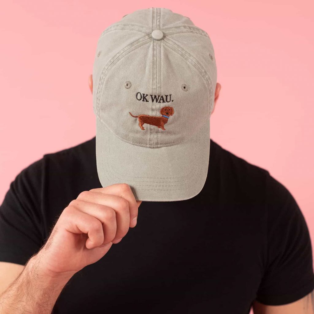 OK WAU CAP (WASHED ALMOND GREEN) - tnzrclothing