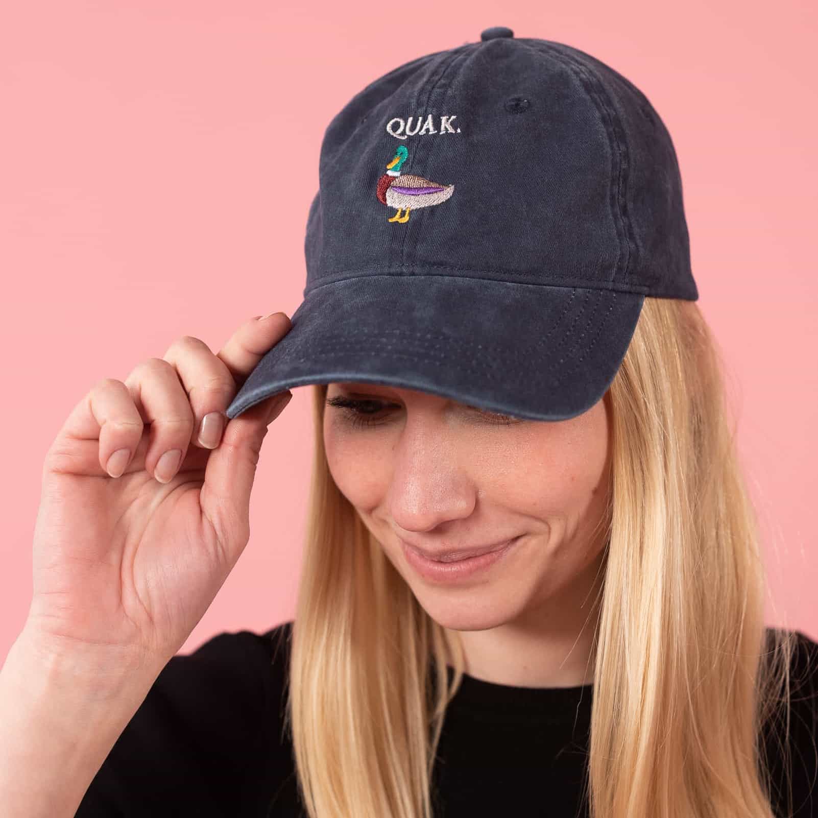 QUAK CAP (WASHED NAVY BLUE) - tnzrclothing