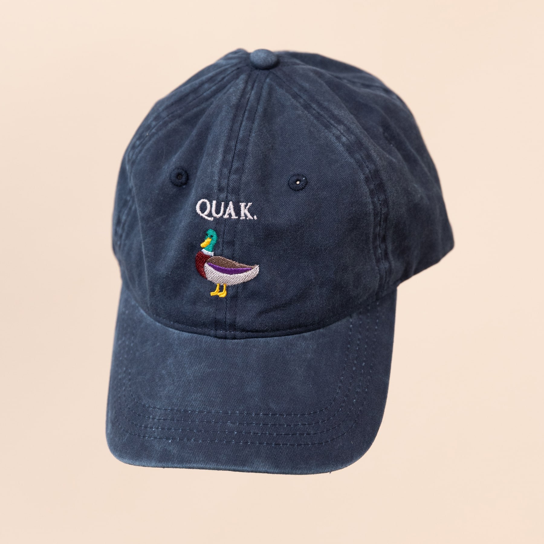 QUAK CAP (WASHED NAVY BLUE) - tnzrclothing